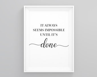 Until Its Done | Etsy