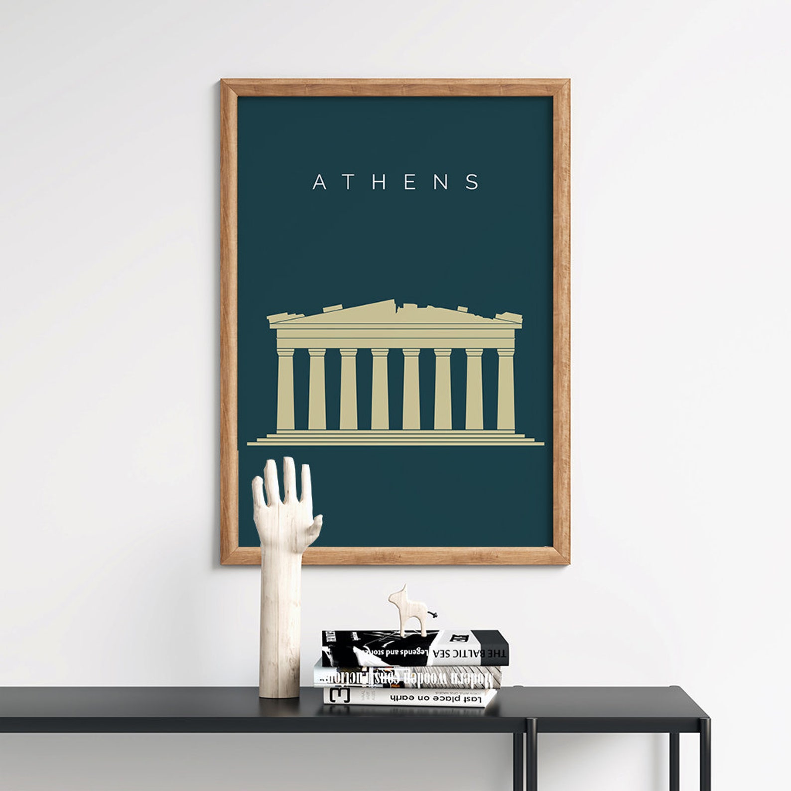 Athens Travel Poster Acropolis Vintage Travel Posters Athens - Etsy