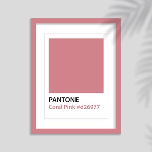 A2 / A3 / A4 / A5 Coral Pink Picture Frames, Pink Poster Frame, Pink ...