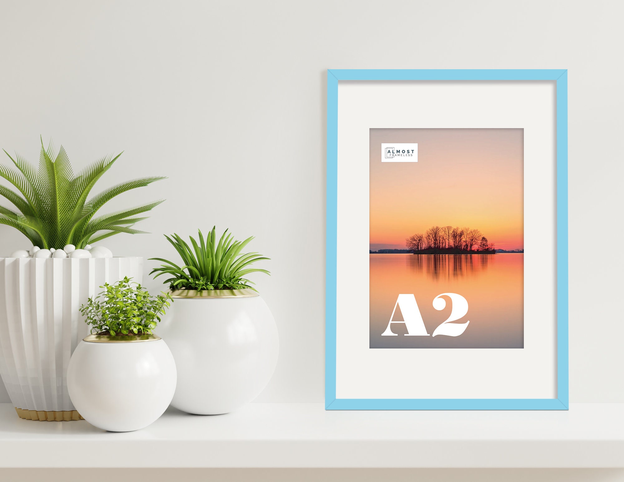 A2 Light Blue Picture Frame Large A2 Poster Frame Photo Etsy UK