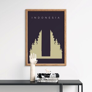 Indonesia Vintage Travel Posters, Ubud Bali Indonesia Travel Poster ...