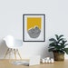 Irregular Shape With Yellow Background Colourful Abstract - Etsy