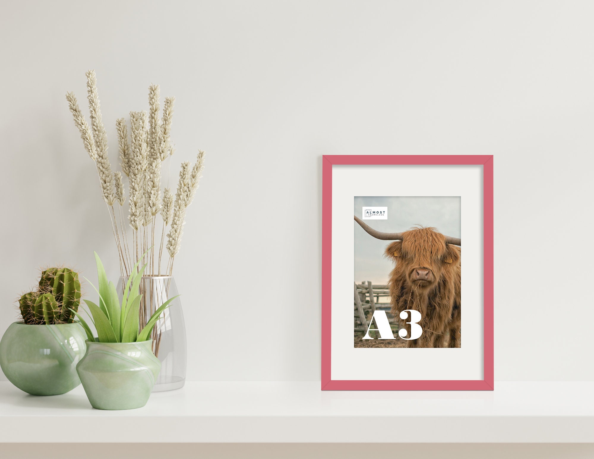 A3 Pink Picture Frame A3 Poster Frame Photo Frame Pink A3 | Etsy