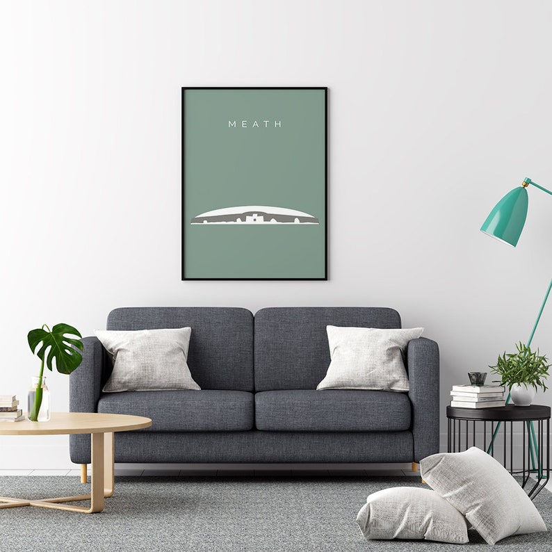 Meath Travel Gift Newgrange Travel Poster Donore Travel - Etsy