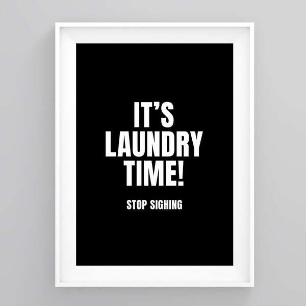 Laundry Time Stop Sign - Etsy