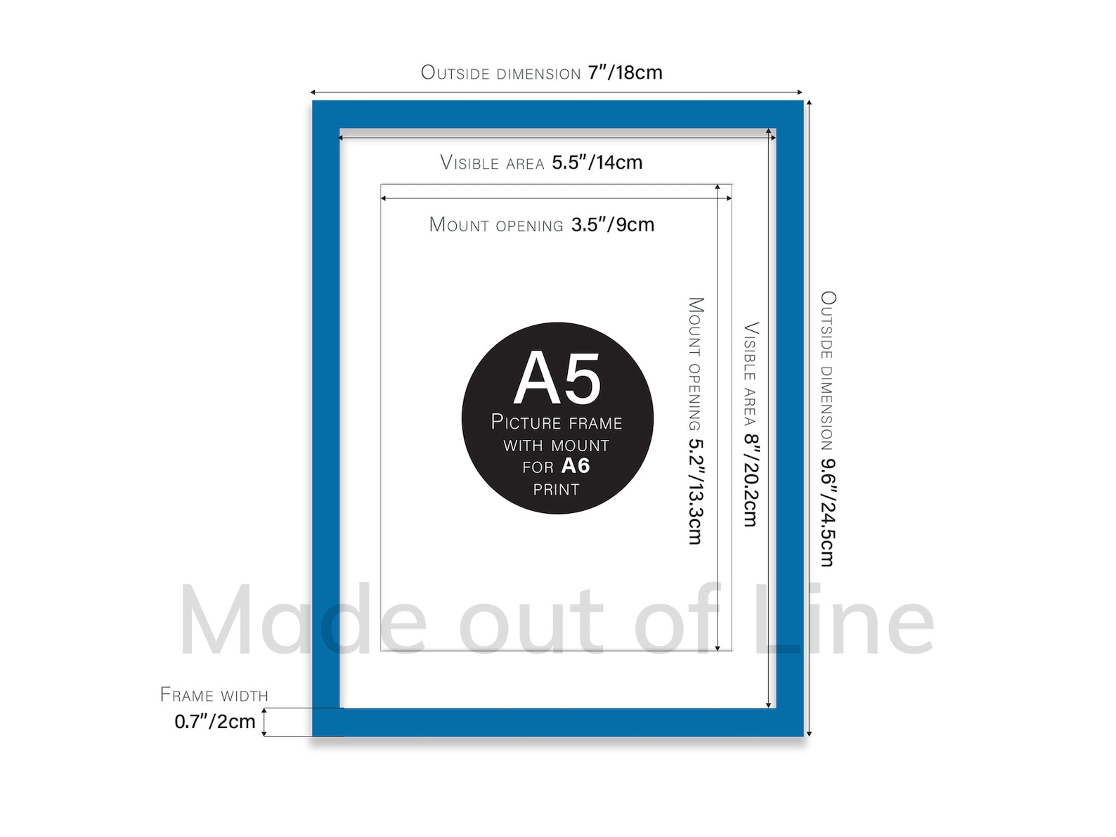A5 Blue Picture Frame Photo Frame Blue A5 Size A5 Poster Etsy a5-blue-picture-frame-photo-frame-blue-a5-size-a5-poster-etsy