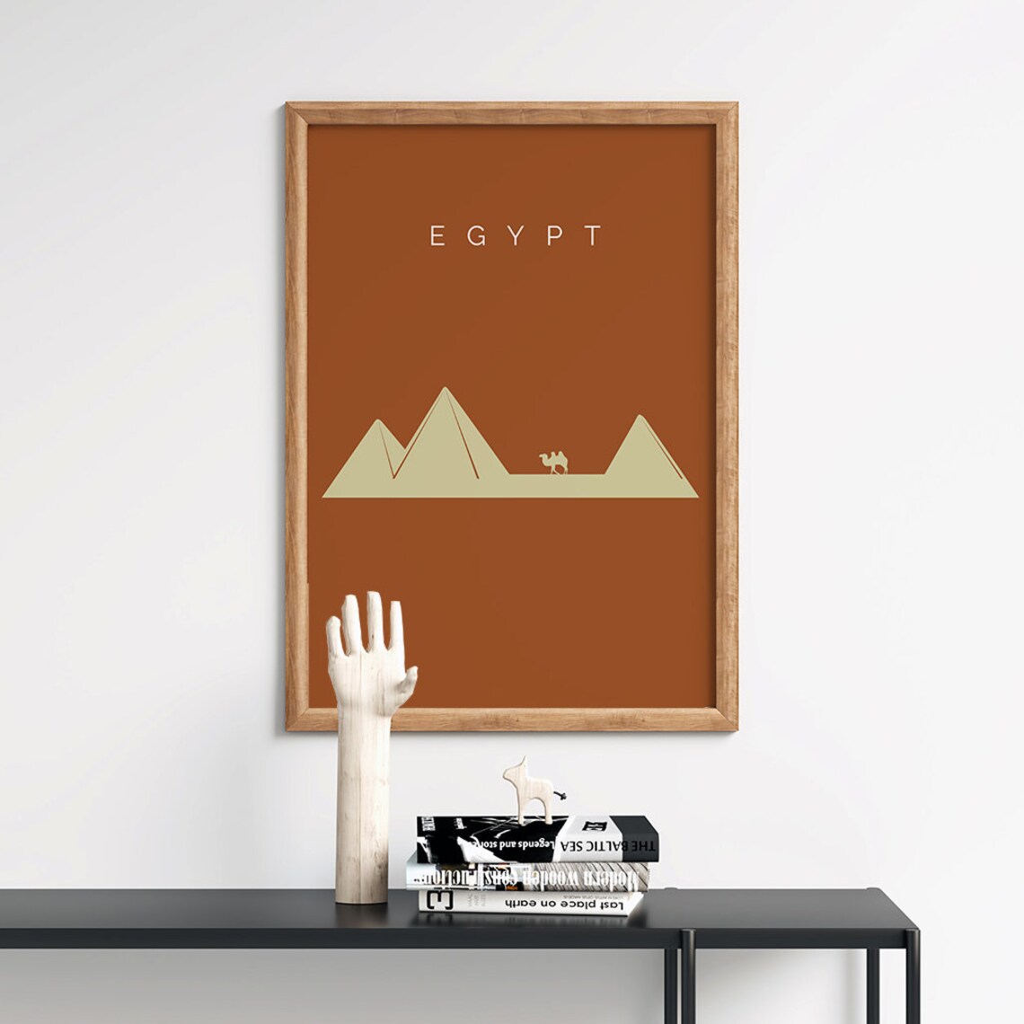 Egypt Art Deco Travel Posters Pyramids of Giza Travel Poster - Etsy