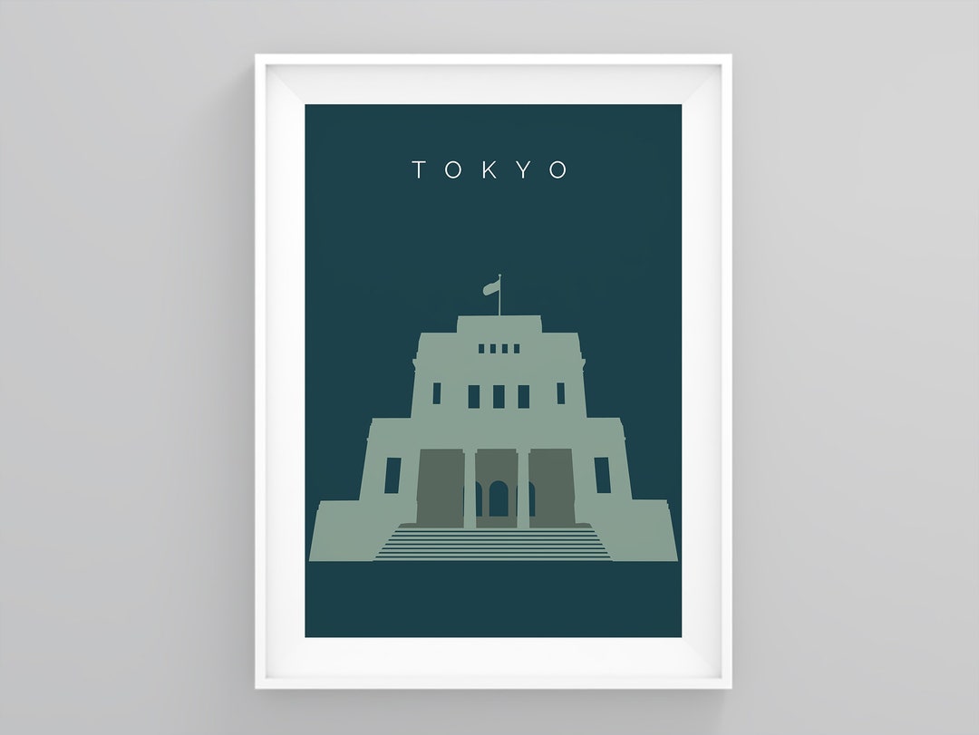 Tokyo Vintage Travel Posters, National Museum Nature and Science Travel ...