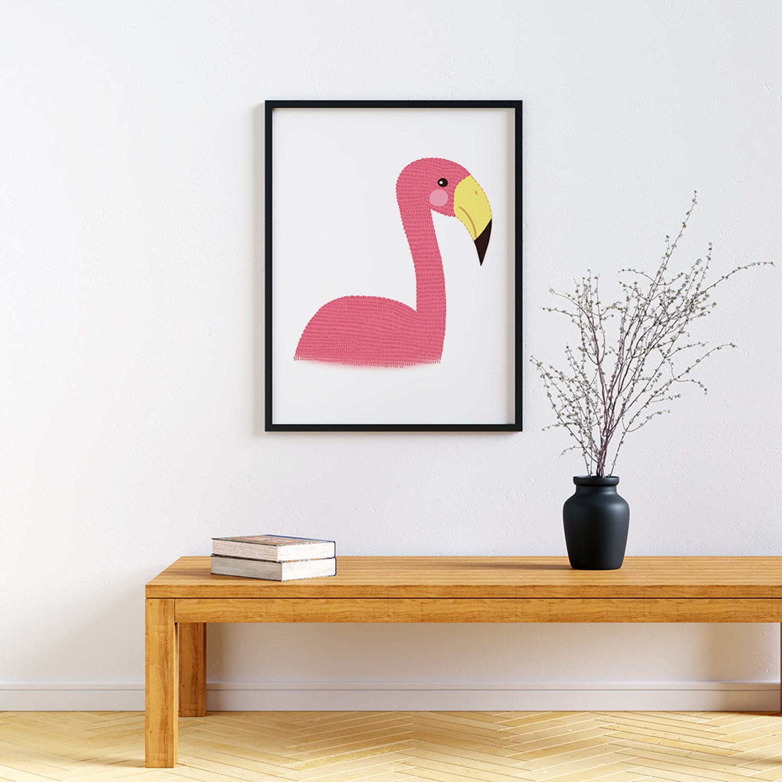 Flamingo Poster Safari Animal Prints Flamingo Wall Art - Etsy