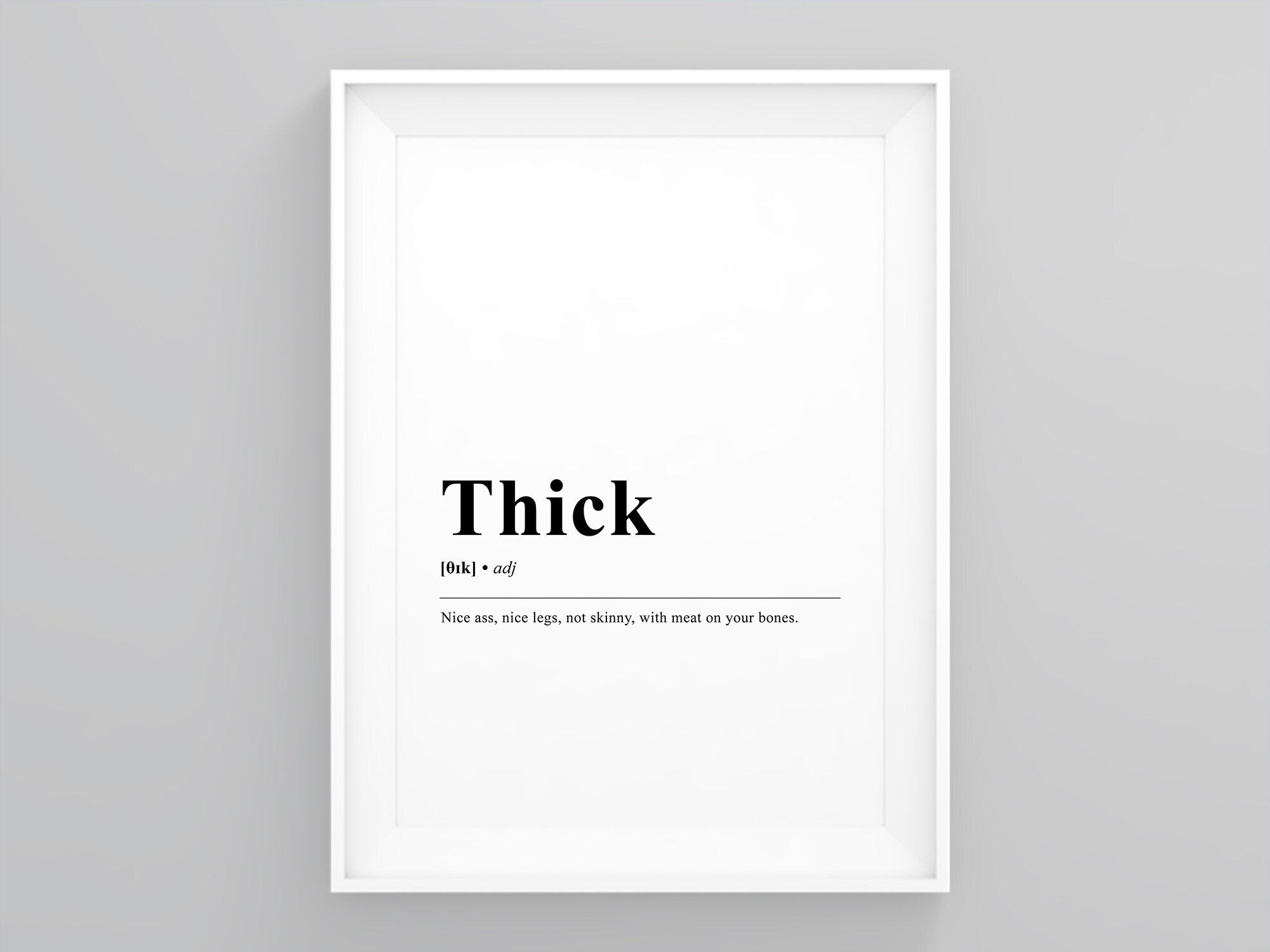 Thick Dictionary Art Print Home Prints Framed Wall Print | Etsy