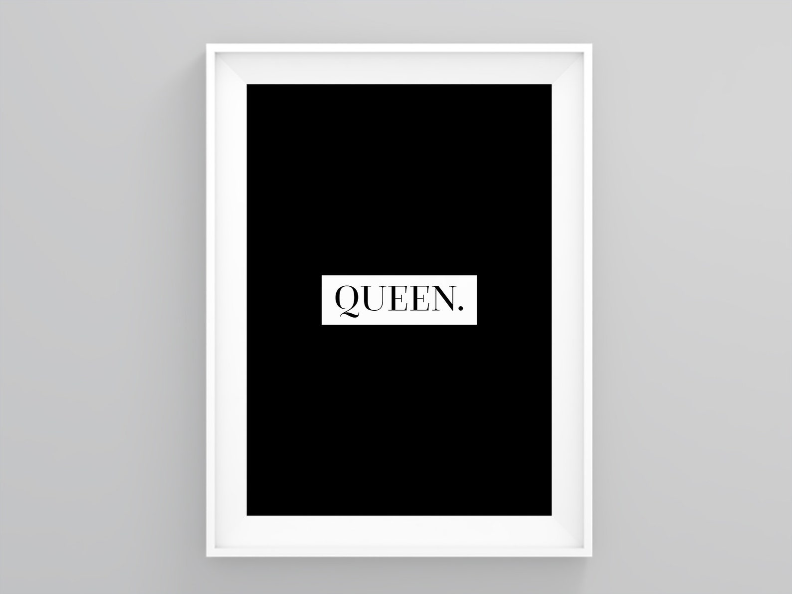 Queen. Strong Women Print Feminist Quote Girls Print - Etsy