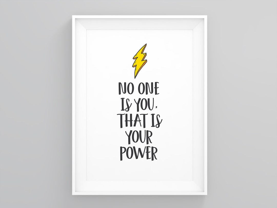 No One is You That is Your Power, Boss Lady Print, Glamour Posters ...