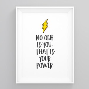 No One is You That is Your Power, Boss Lady Print, Glamour Posters ...