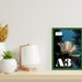 Green Picture Frame, A2 A3 A4 A5, Modern Frame Art, Thin Picture Frame ...