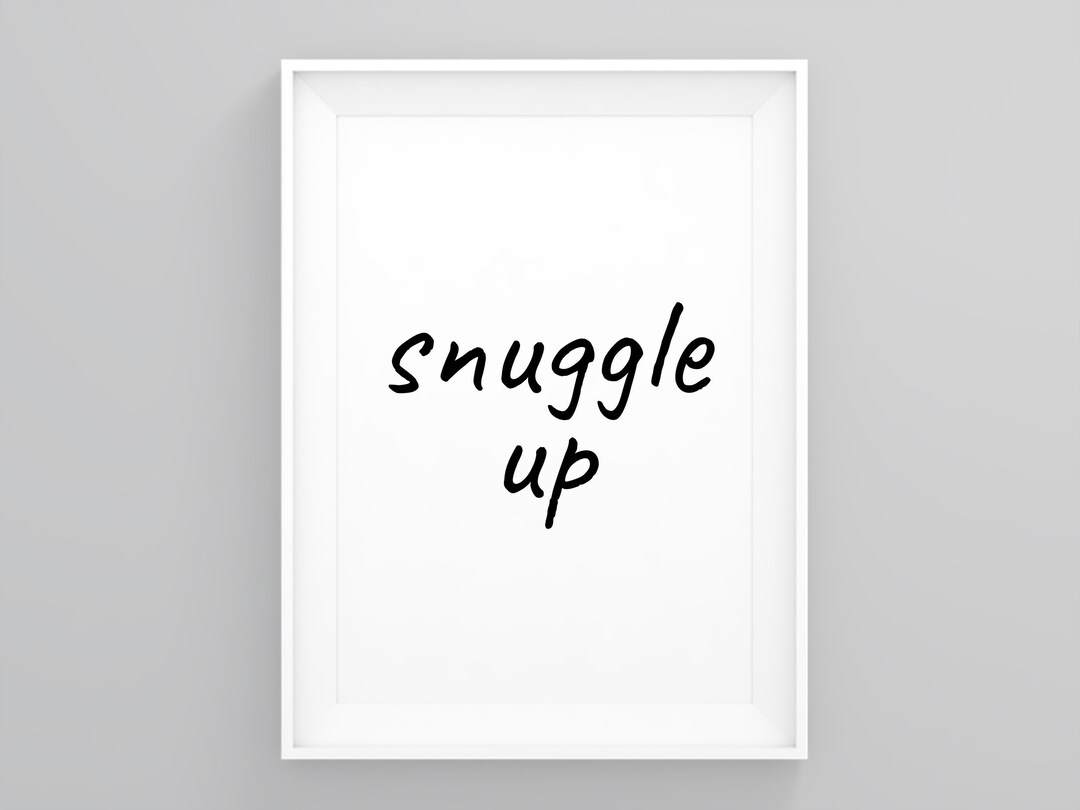 Snuggle Up, Bedroom Prints, Bedroom Prints, Home Art Decor, Framed Wall ...