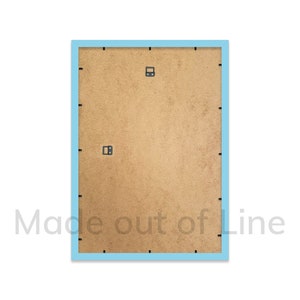 A2 Light Blue Picture Frame, Large A2 Poster Frame, Photo Frame Light ...
