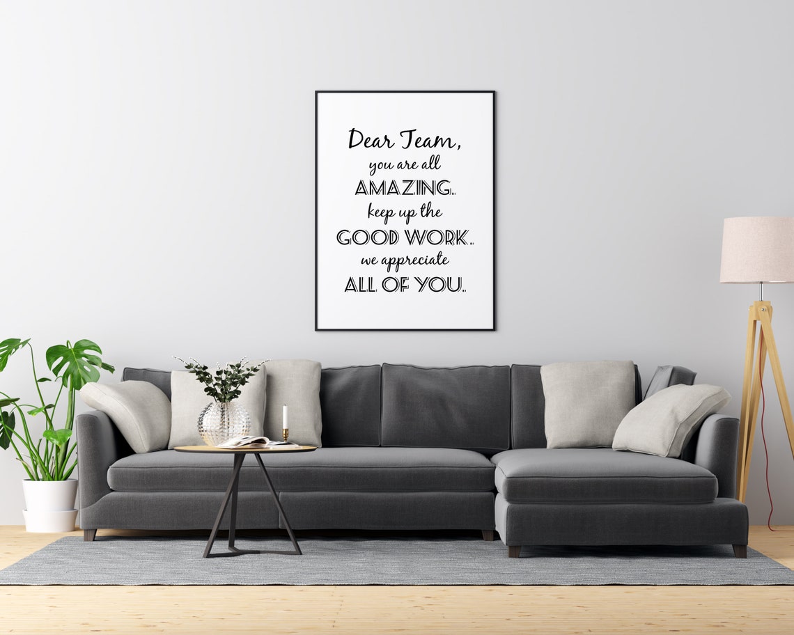 Dear Team You Are Amazing Keep up the Good Work We Appriciate - Etsy