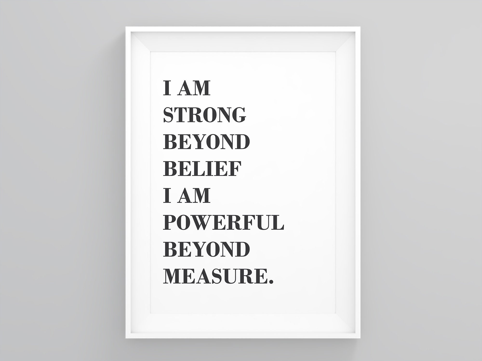 I Am Powerful Beyond Measure