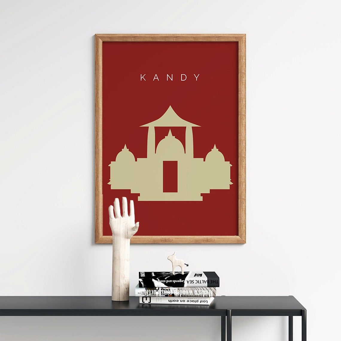 Kandy Vintage Travel Posters Gadaladeniya Temple Kandy | Etsy