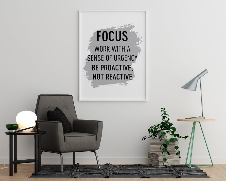 Focus Work With A Sense of Urgency Be Protective, Not Reactive, Hard ...