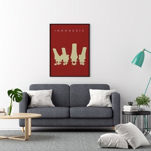 Indonesia Travel Print, Tana Toraja Indonesia Travel Poster, Indonesia ...