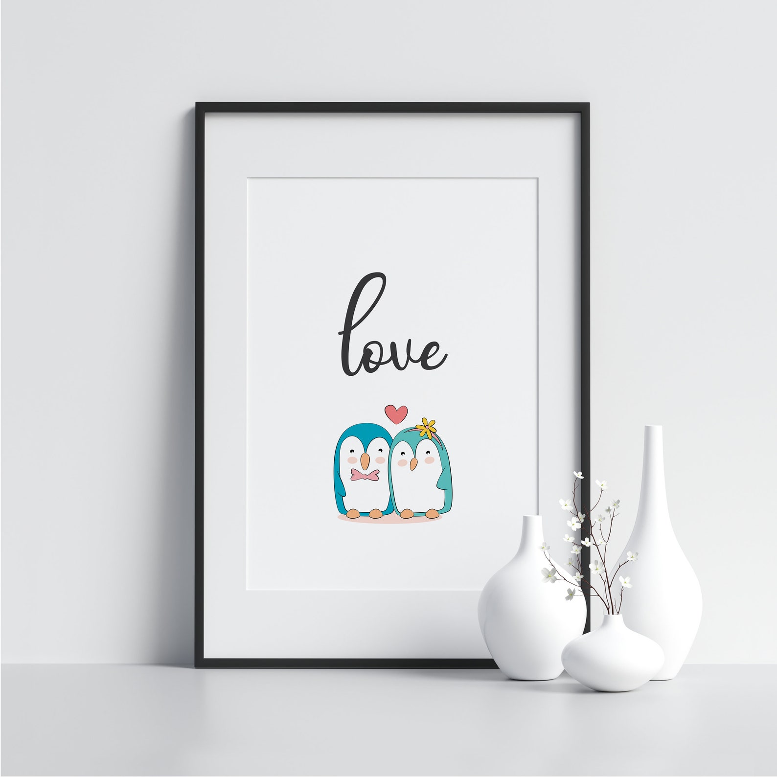 Love Love Art Poster Heart Art Print Love Print Gifts for - Etsy