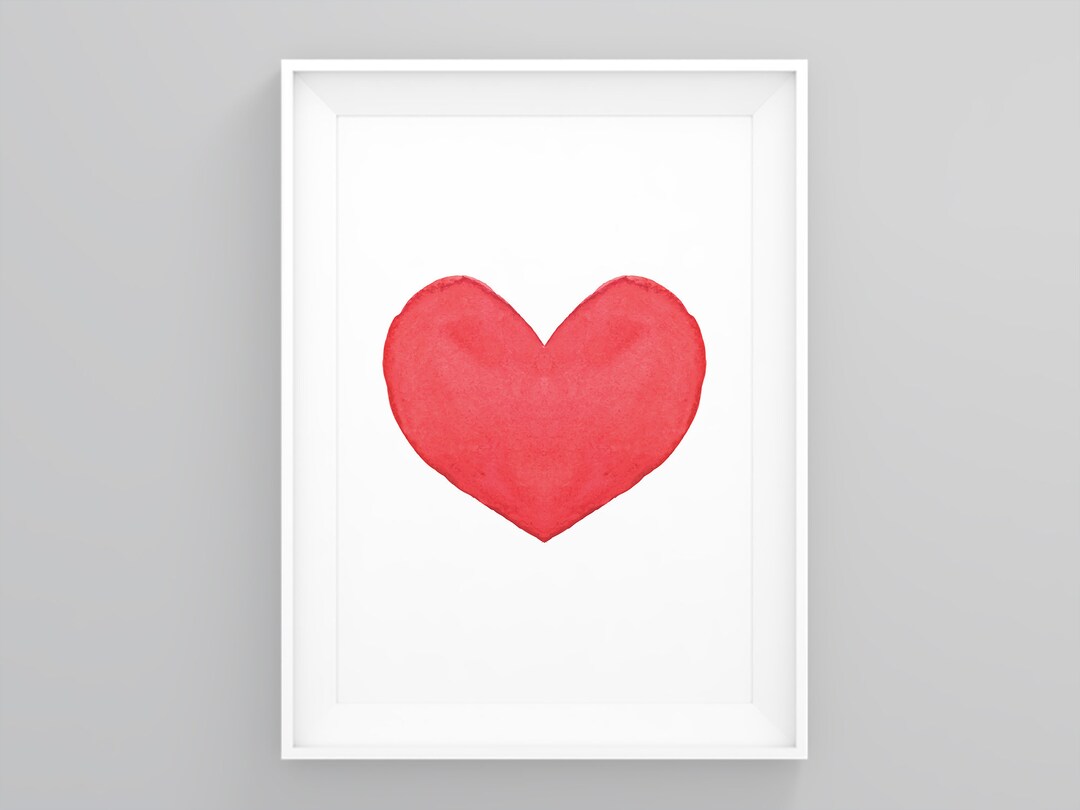 Love, Art Modern, Inspirational Poster, Framed Scandi Art, Valentines ...