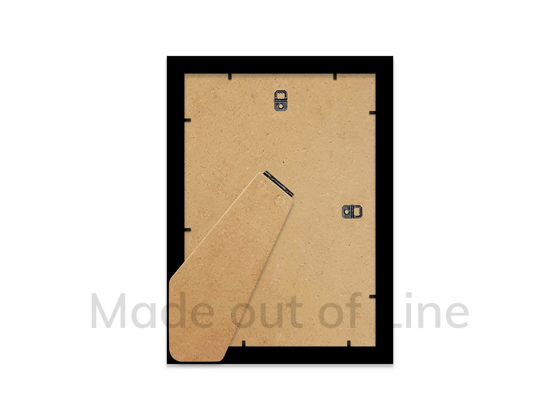 A5 Black Picture Frame A5 Frame With Mount for A6 Print - Etsy