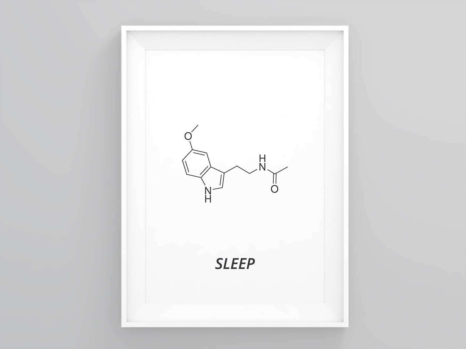 Sleep Molecule Print Molecule Symbol Geek Art Molecule | Etsy