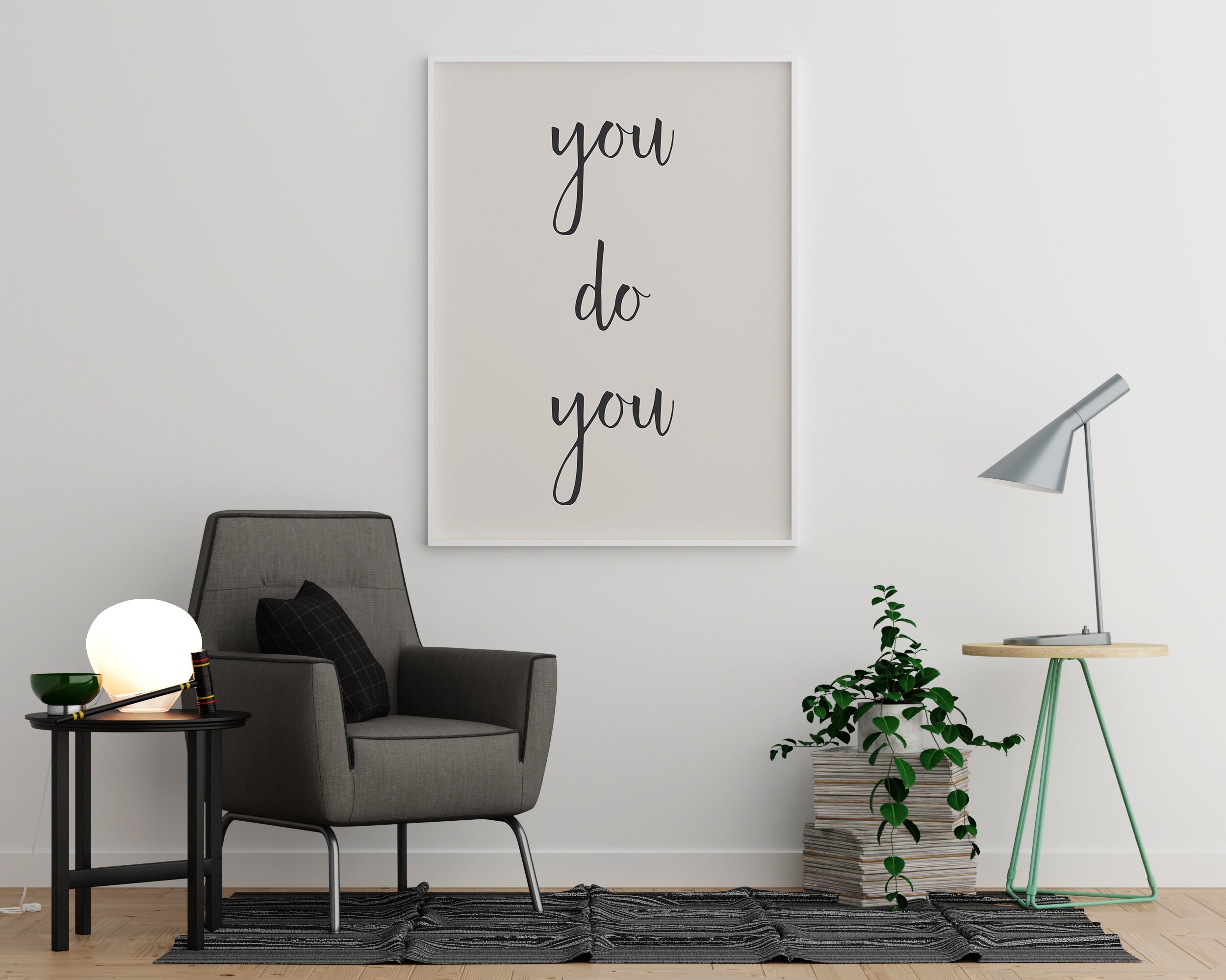 You Do You Prints Framed Nursery Decor Home Framed Art - Etsy