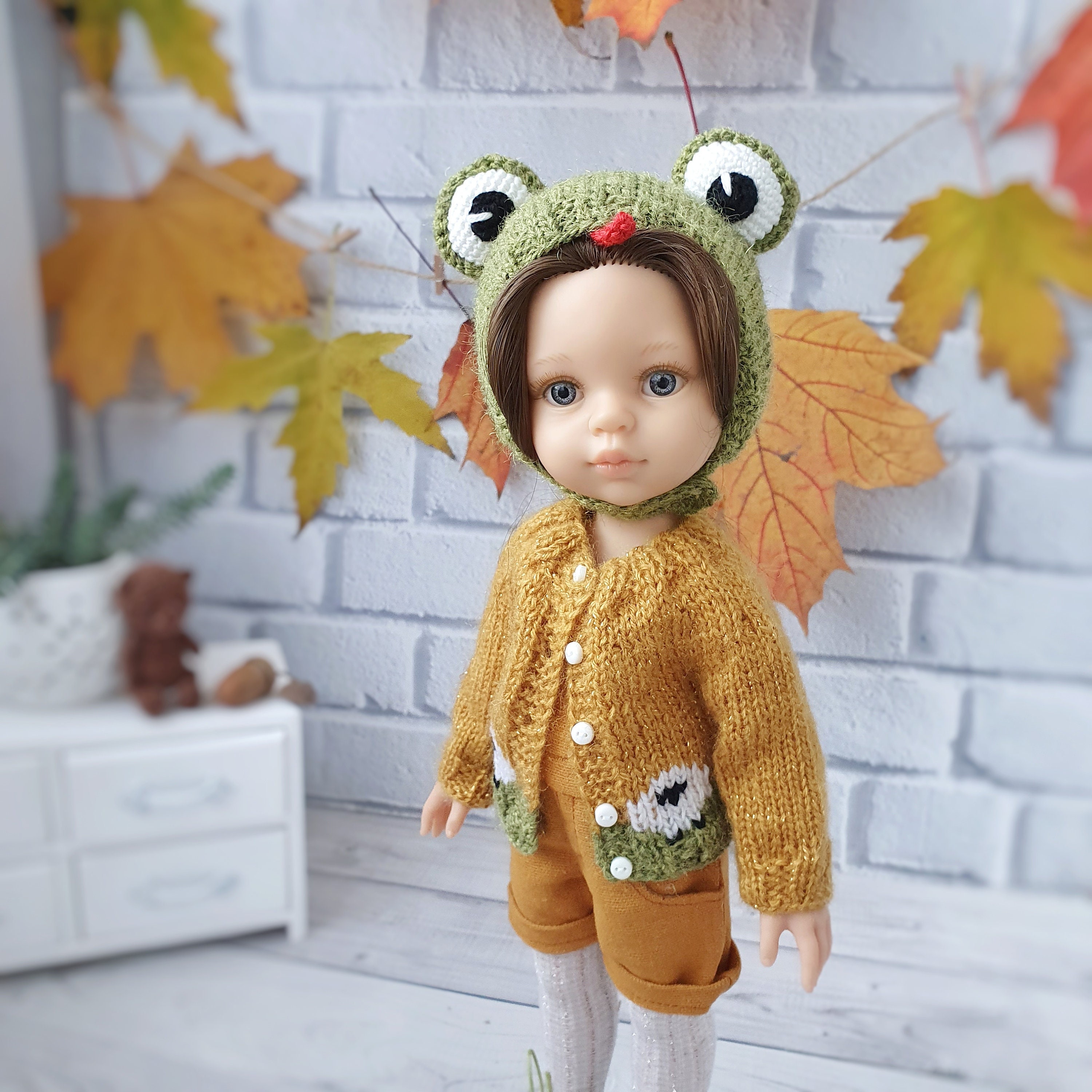 Paola Reina Frog Helmet / Toad Bonnet for Little Darling | Etsy