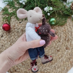 REINDEER GIFT SET for Maileg Mouse Enthusiast on Christmas: Sweater ...