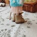 White Bunny Boots for Maileg Mouse Big or Little Sister / Shoes With ...