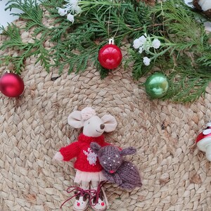 Tiny Deer Boots for Maileg Mouse on Christmas / Size for Big, Little ...