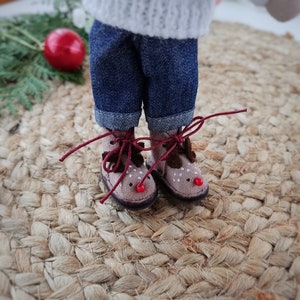 Tiny Deer Boots for Maileg Mouse on Christmas / Size for Big, Little ...