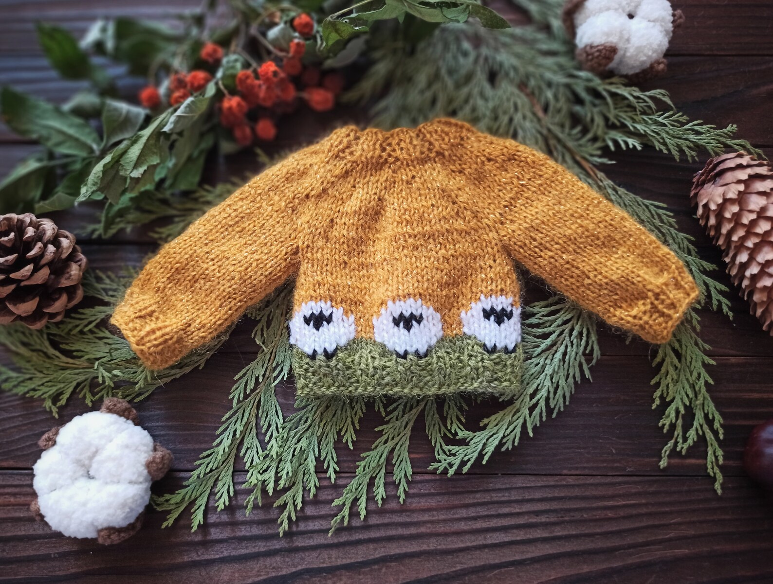 Ruby Red Siblies Sheep Sweater for Easter Blue Cardigan for - Etsy