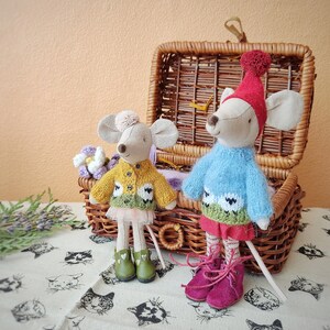 Miniature Green Leather Shoes for Big Sister Maileg Mouse, Suede ...