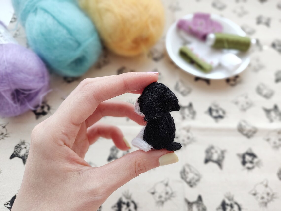 Miniature Black Labrador Retriever Puppy for Maileg Mouse / Bernese ...