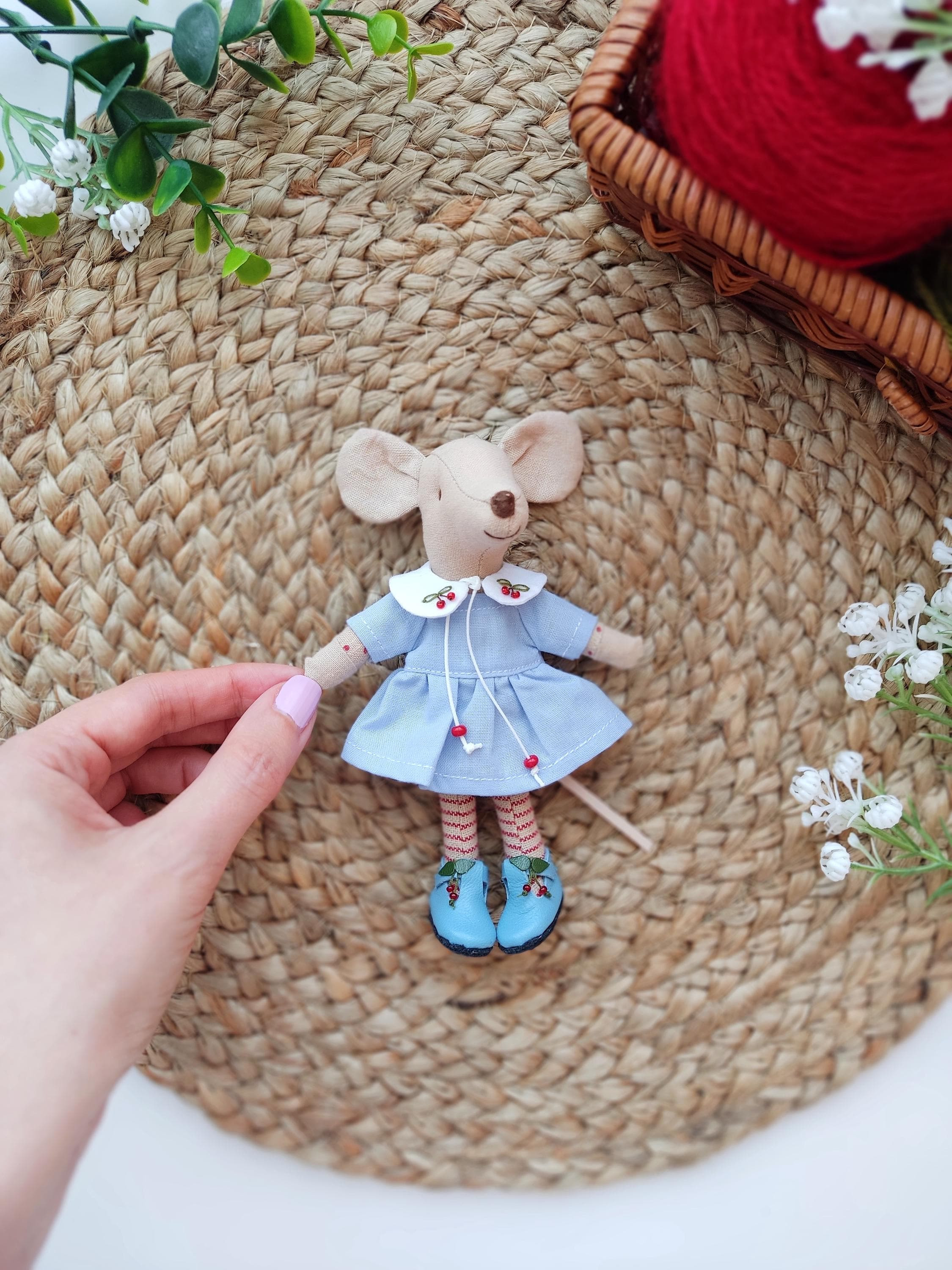 Cherry Dress for Maileg Mouse Big Sister or Mom, Teddy Baby / Clothes ...