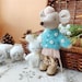 White Bunny Boots for Maileg Mouse Big or Little Sister / Shoes With ...