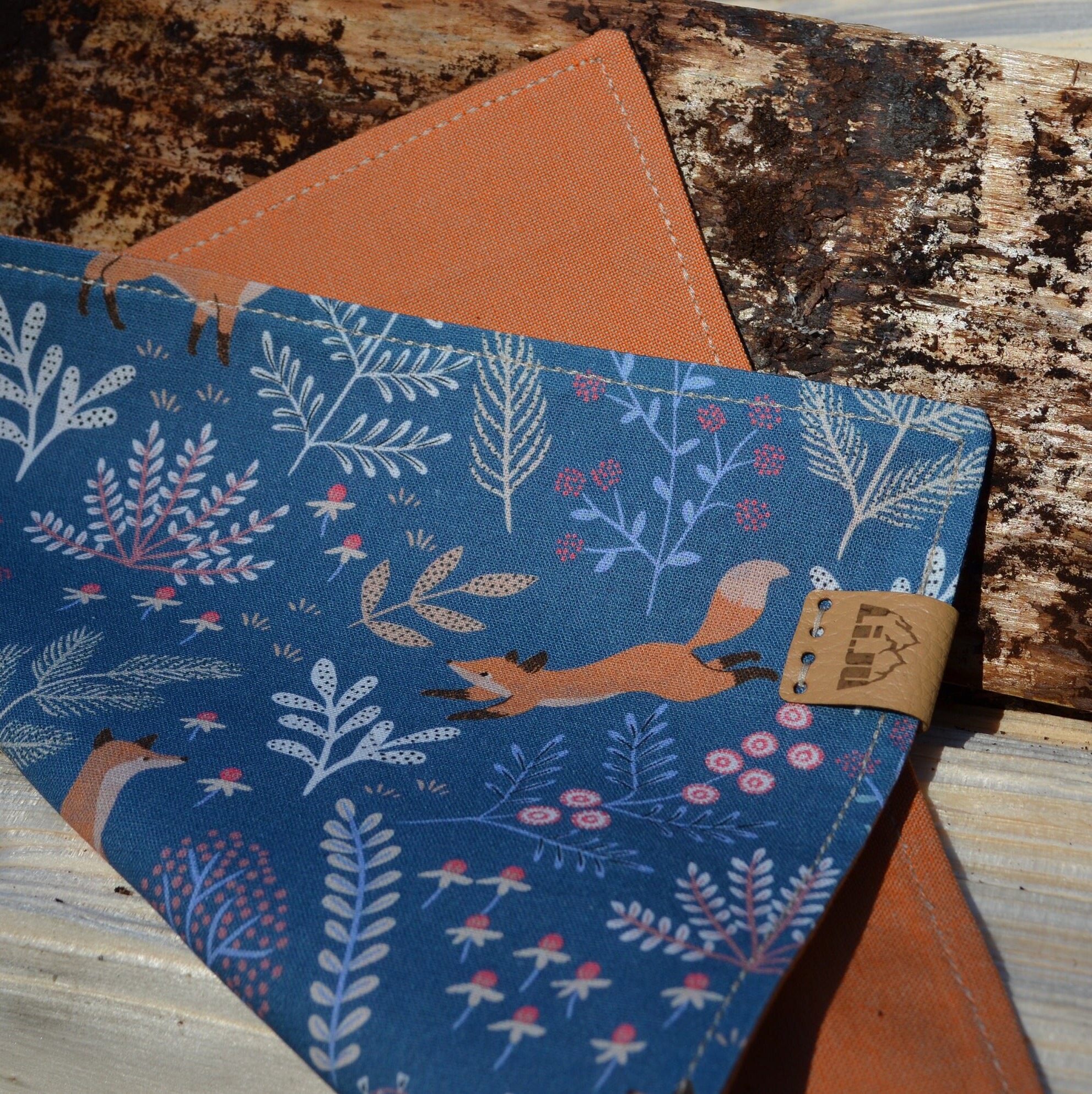 HANDKERCHIEF EDC HANK fox Handgenähtes edc Hank aus | Etsy