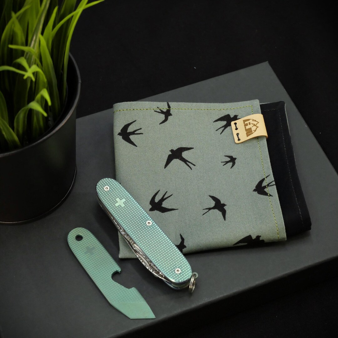 HANDKERCHIEF - EDC - HANK - Swallos - Hand-sewn Edc Hank, Cotton ...