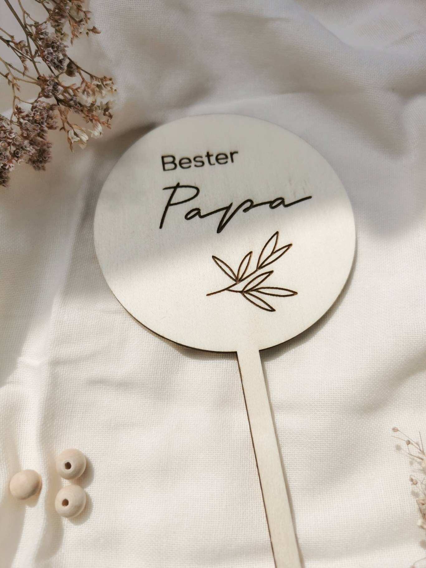 Cake Topper Best Dad Cake Topper Father's Day Gift | Etsy