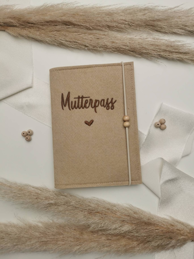 Mutterpasshülle Filz Mutterpass Mamipass Schutzhülle Muttertag - Etsy.de
