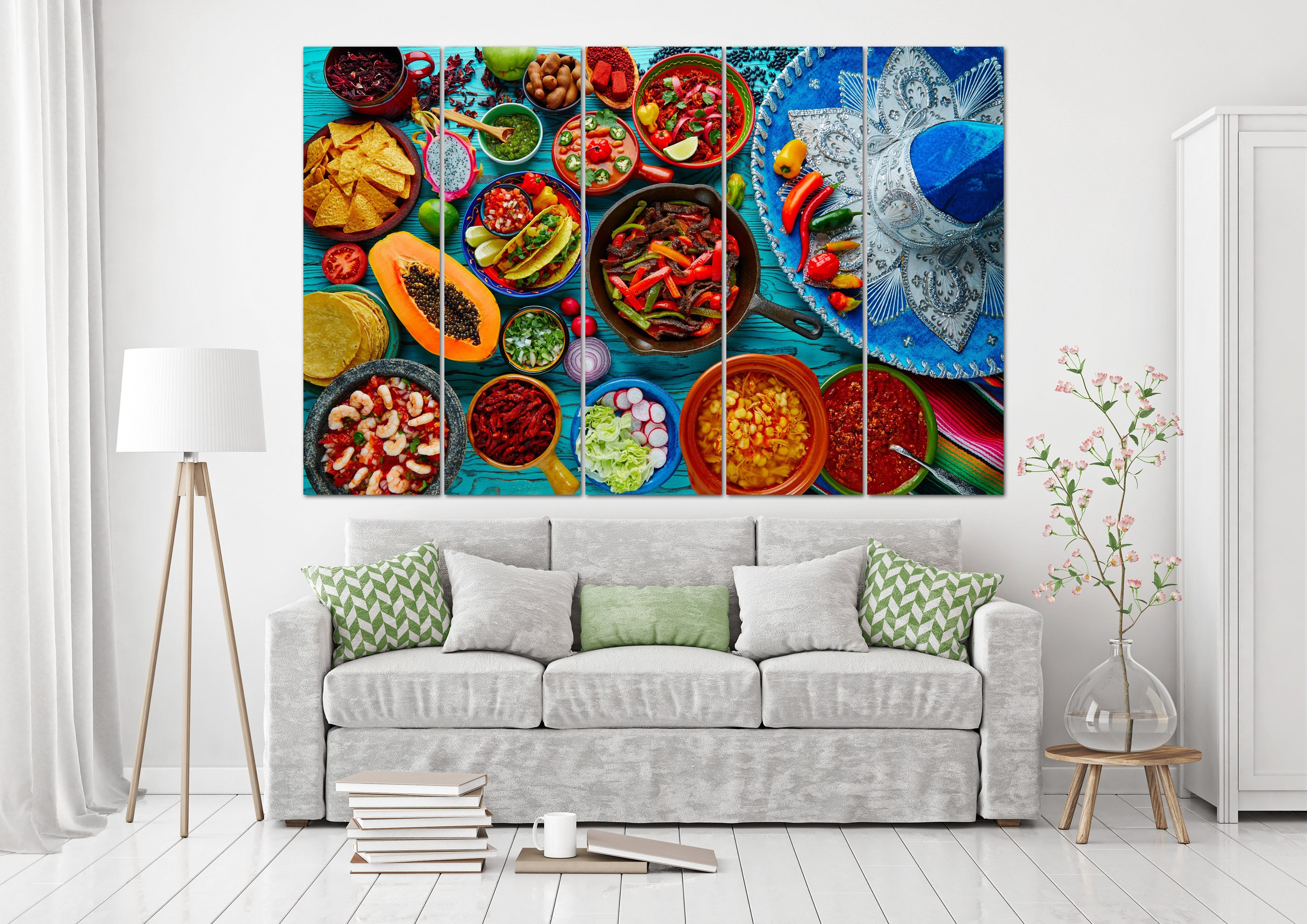 Food Kitchen Wall Art Fruits Vegetables Spices Print Wall - Etsy UK