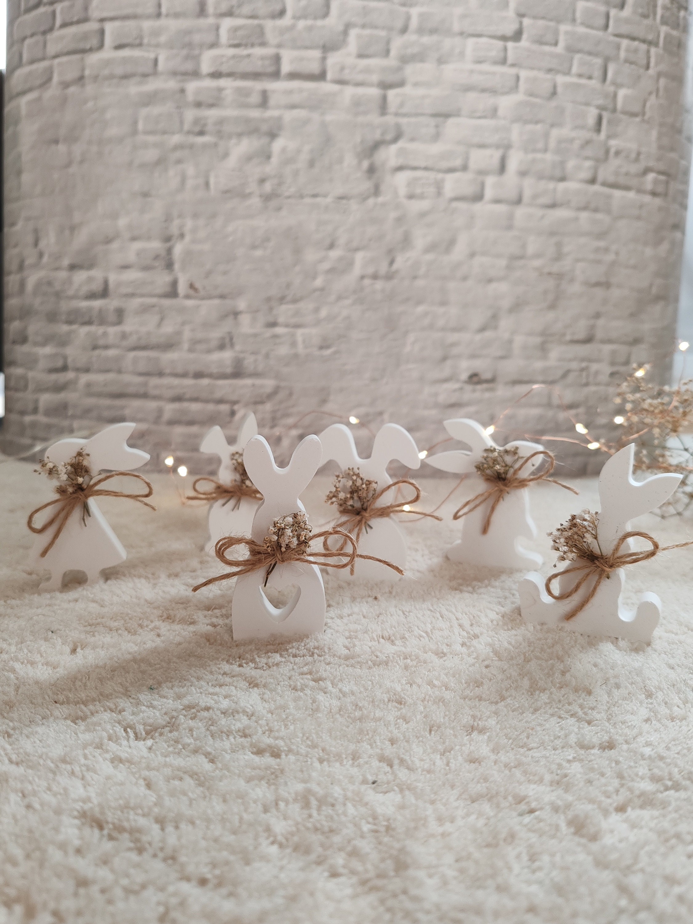 Osterhasen / 7er - Set / Hase m. Herz / Deko-Hase / Hase / Raysin ...