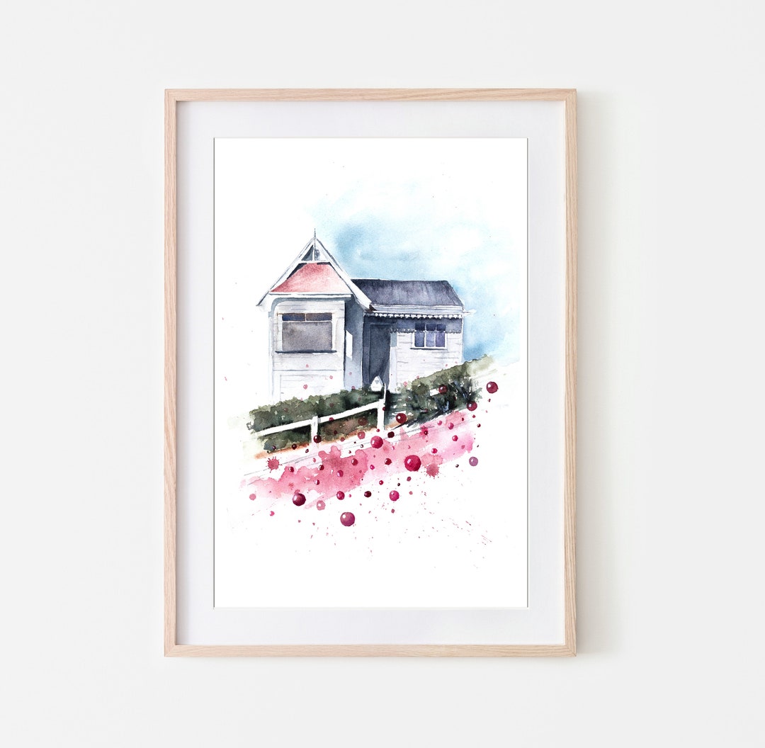 Dunedin Cityscape, Baldwin Street, Jaffa Race, Arte de Nueva Zelanda ...