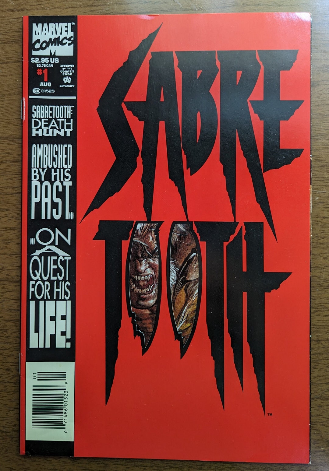 Marvel Comics Sabretooth Death Hunt August 1, 1993 - Etsy