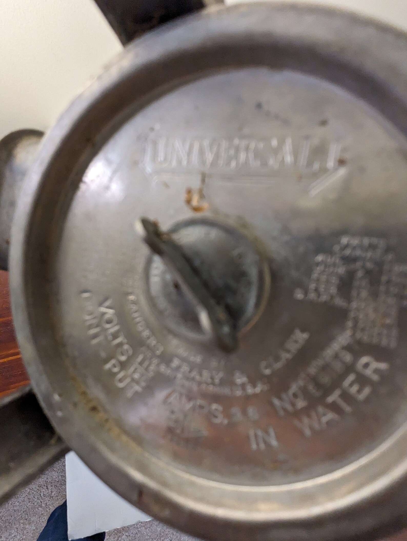 Vintage Universal Landers Frary & Clark Silver Plate Electric Coffee ...
