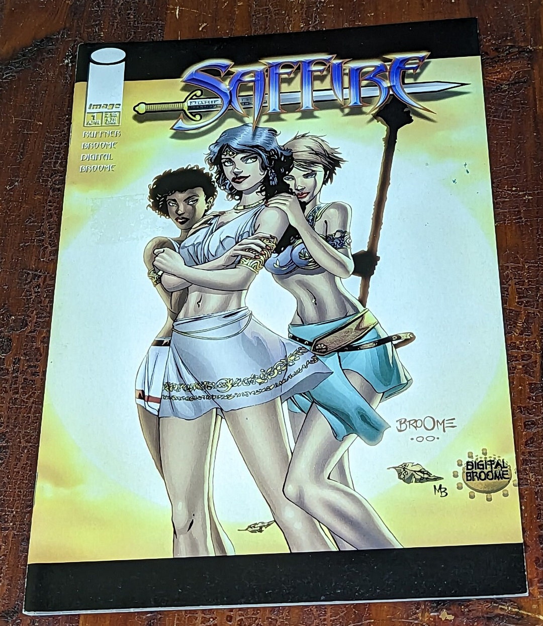 Saffire Comic Image Comics April 1st Digital Broome 1999 Great Condition - Etsy